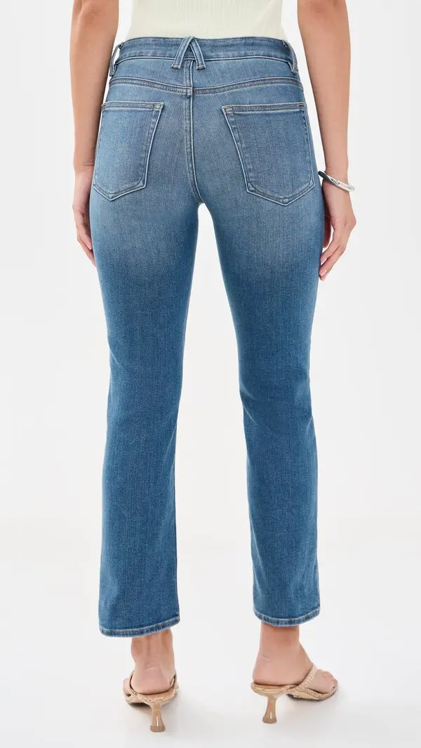Good American Soft Tech Good Legs Straight Jeans