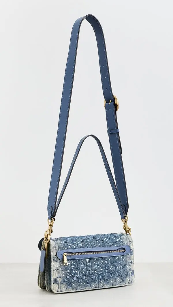 COACH Soft Crystal Signature Tabby Shoulder Bag 26