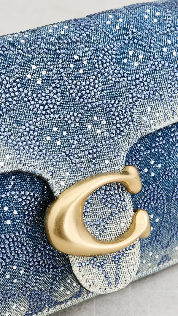 COACH Soft Crystal Signature Tabby Shoulder Bag 26