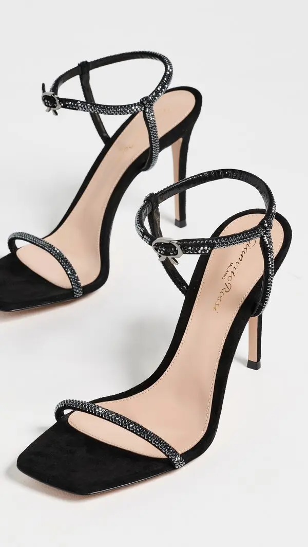 GIANVITO ROSSI Mayfair Embellished Stiletto Sandals