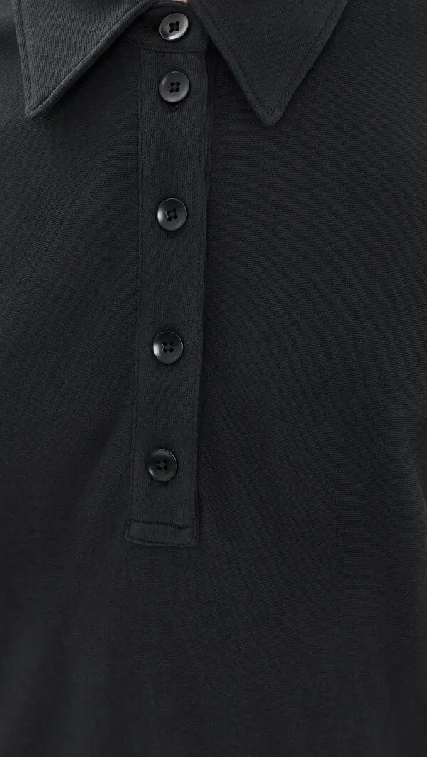Tibi Lightweight Polo Sweatshirt