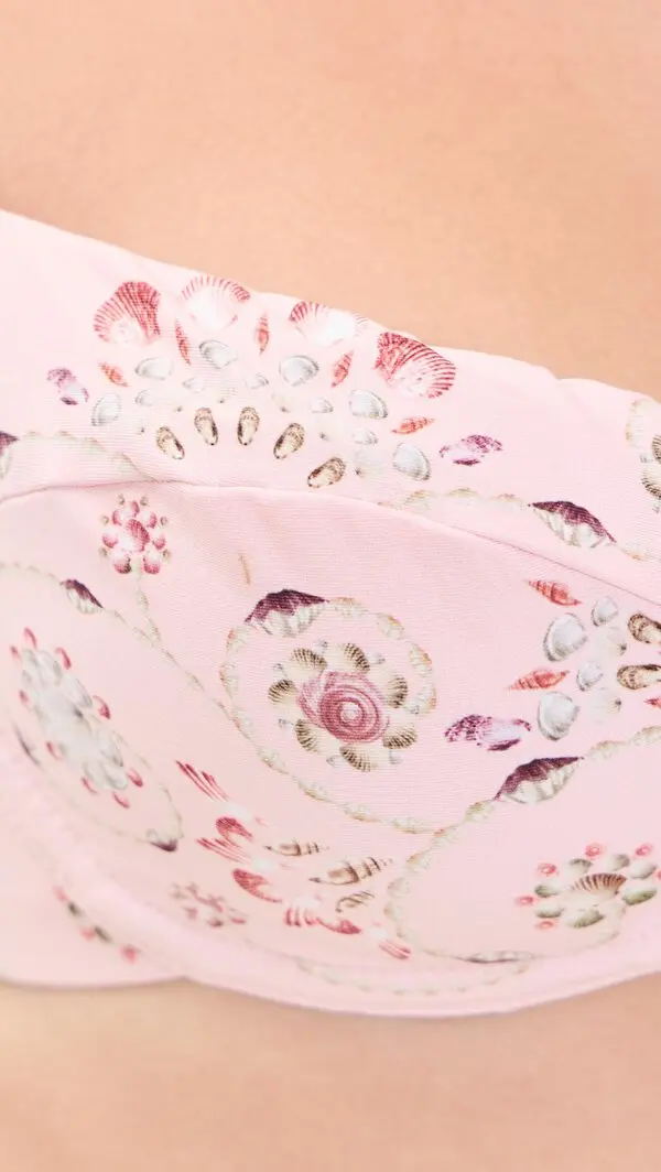 Agua Bendita Printed Bikini Top