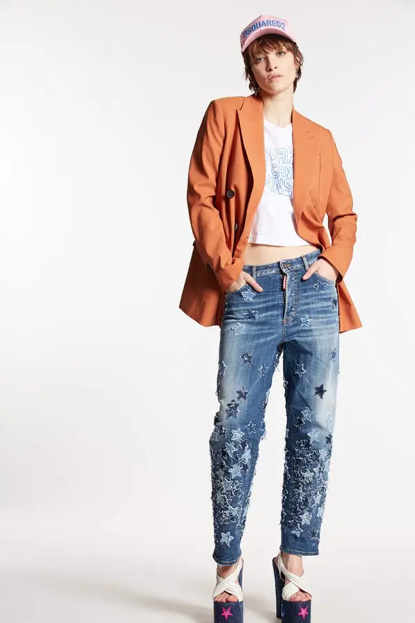 Dsquared2 Medium Stars Wash Boston Jeans