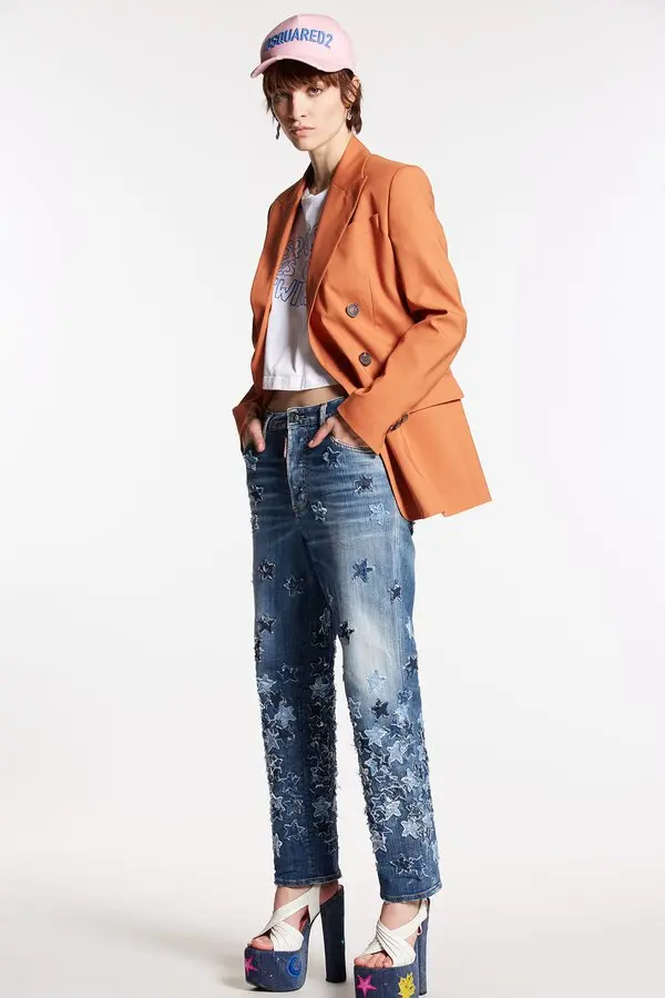 Dsquared2 Medium Stars Wash Boston Jeans
