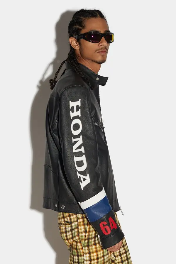 Dsquared2 Honda Leather Classic Jean Jacket