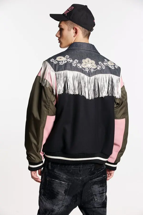 Dsquared2 Western Varsity Bomber Jacket