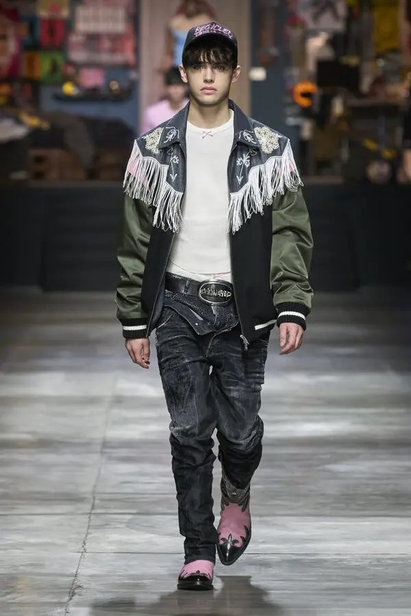 Dsquared2 Western Varsity Bomber Jacket