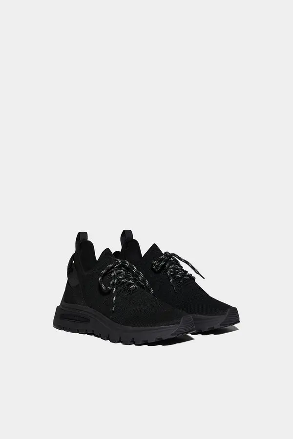 Dsquared2 Run Ds2 Lace Up Sneakers - Black