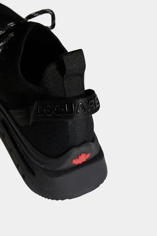 Dsquared2 Run Ds2 Lace Up Sneakers - Black