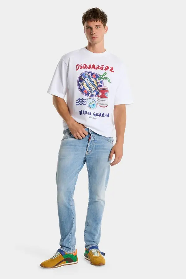 Dsquared2 Maria Grazia A Nerano X T-shirt - White