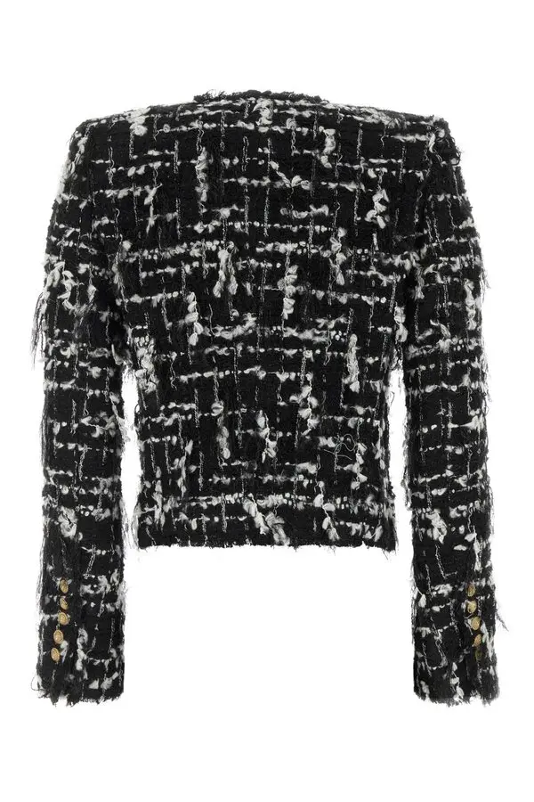 Balmain Two-tone Tweed Blazer