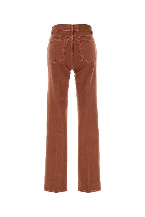 Chloé Brick Denim Jeans