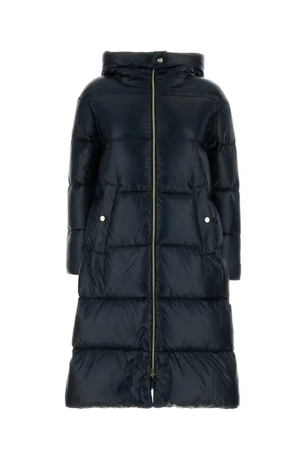 Herno Navy Nylon Down Jacket