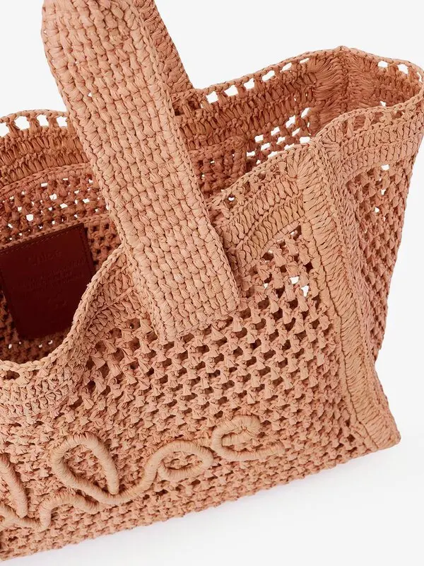 Chloé East-west Summer Banana Raffia Shoulder Bag