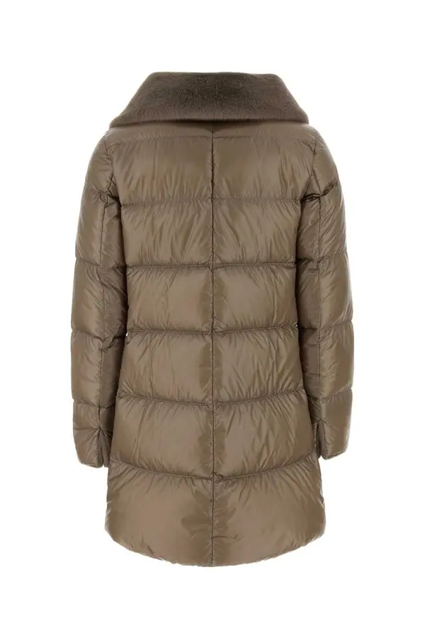 Herno Dove Grey Nylon Down Jacket