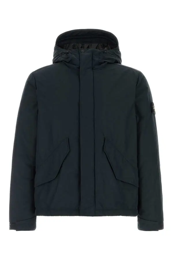 Stone Island Midnight Polyester Blend Padded Jacket - Blue