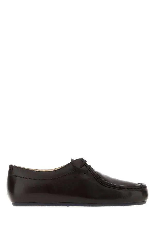 JIL SANDER Leather Lace-up Shoes - Brown