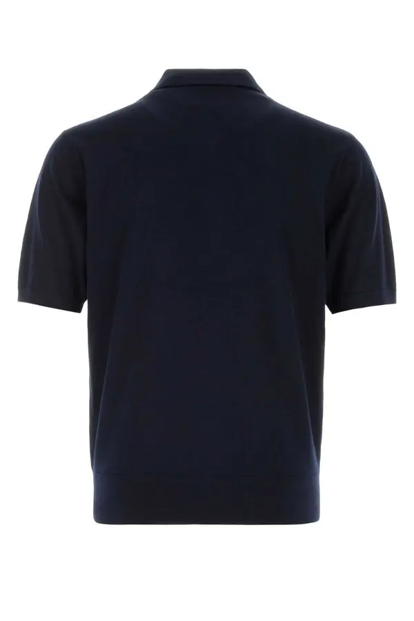 Dries Van Noten Navy Wool Murice Solo Shirt