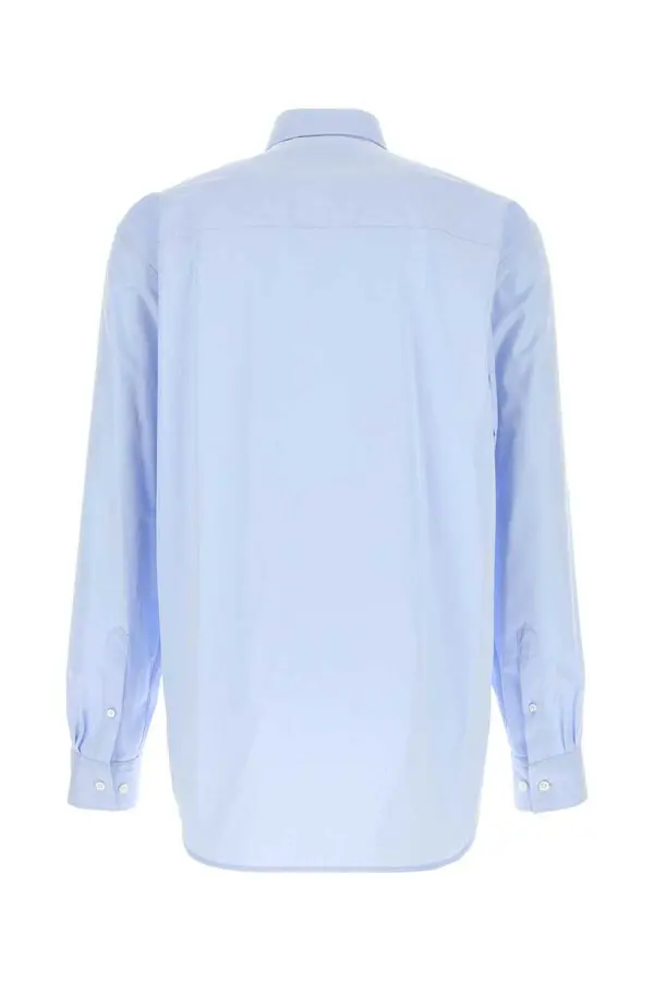Dries Van Noten Light Cilian Poplin Shirt - Blue