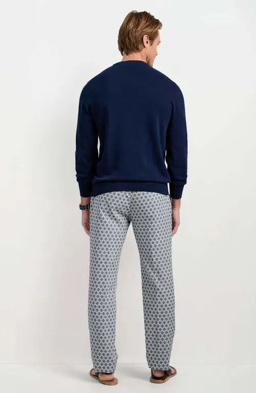 Mr Turk Clyde Slim Trouser Daisy Jacquard