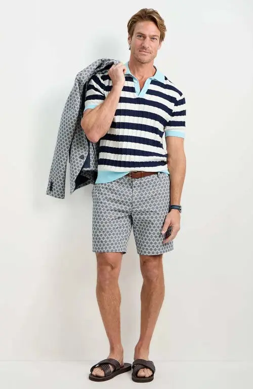 Mr Turk Lawrence Short Daisy Jacquard - Ink