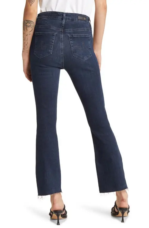 Ag Farrah Raw Hem High Waist Crop Bootcut Jeans