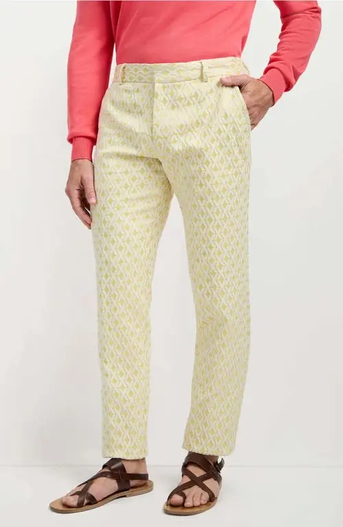 Mr Turk Clyde Slim Trouser Crossroads Jacquard