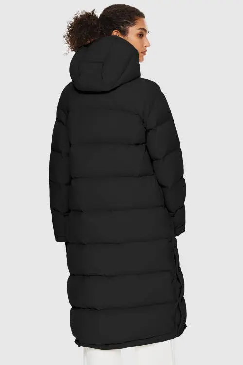 OROLAY Puff-o® Long Down Puffer Jacket - Black
