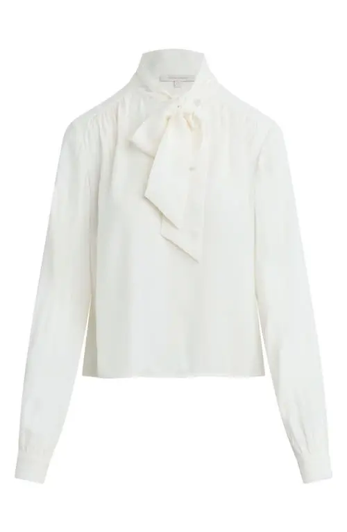 FAVORITE DAUGHTER The Simone Tie Neck Top - Ivory