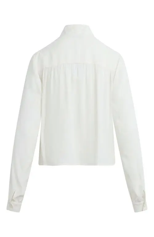 FAVORITE DAUGHTER The Simone Tie Neck Top - Ivory