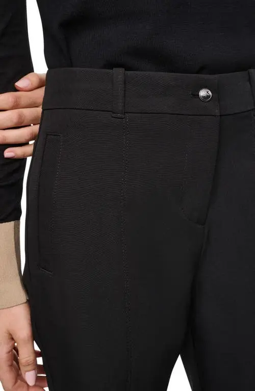 Dkny Seamed Stretch Pants - Black