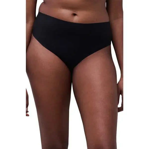 Chantelle Defi High Cut Briefs - Black