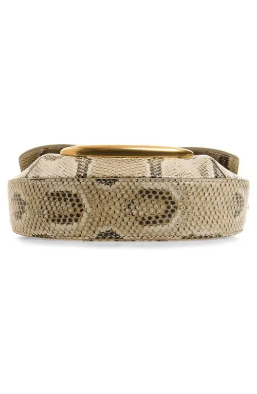 WANDLER Small Veneto Snakeskin Leather Crossbody Bag