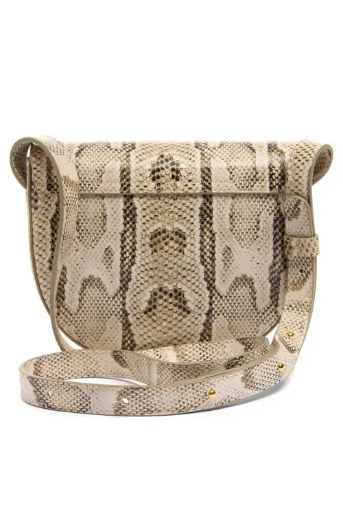 WANDLER Small Veneto Snakeskin Leather Crossbody Bag