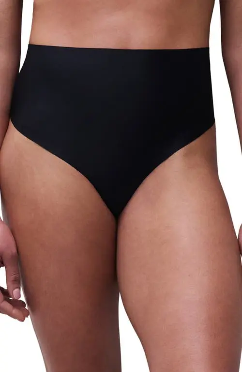 Chantelle Defi High Waist Thong - Black