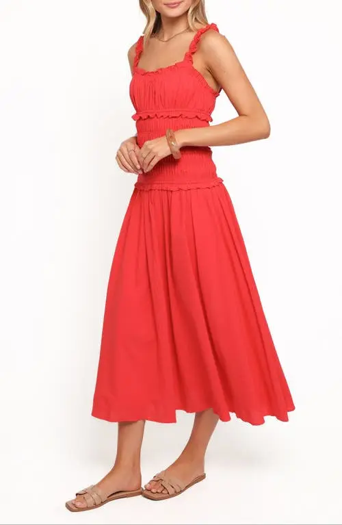 PETAL & PUP Sleeveless Smocked Maxi Dress