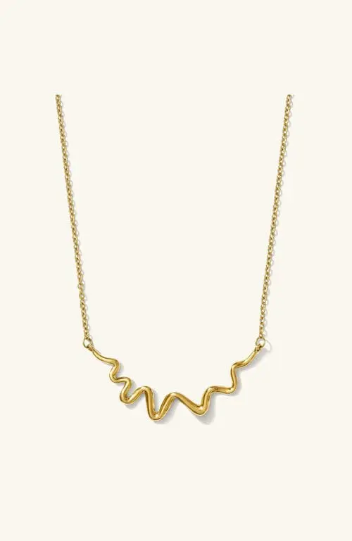 BEADS BY TARA Contour Charm Necklace - Gold
