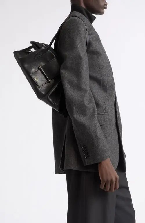 JIMMY CHOO Medium Bar Leather Holdall Bag
