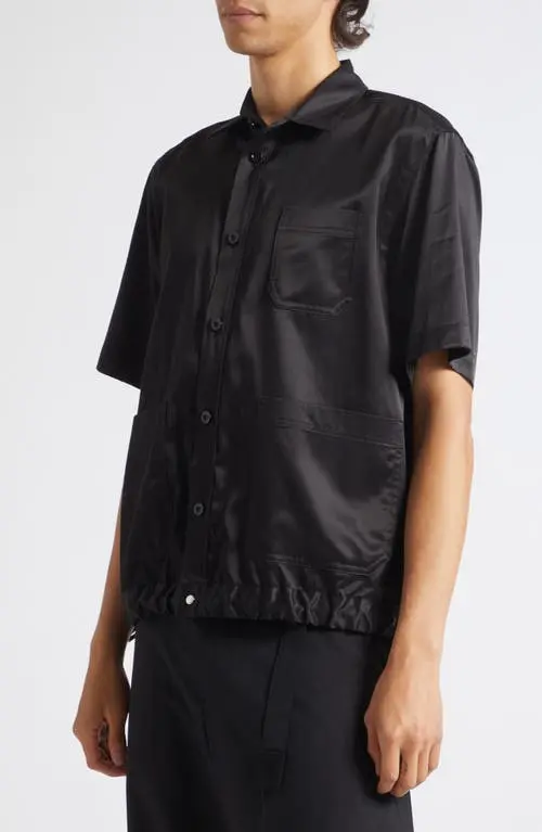 Sacai Twill Short Sleeve Shirt