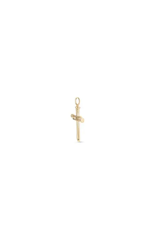 UNODE50 18k -plated Large Sized Cross Charm