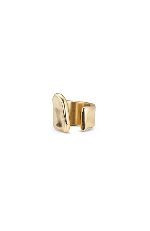 UNODE50 18k -plated Split Ring
