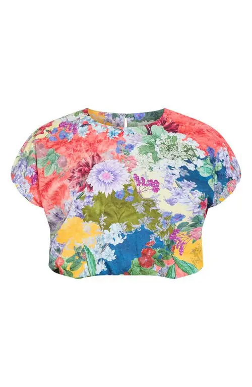 City Chic Sarina Cotton Crop Bubble Top