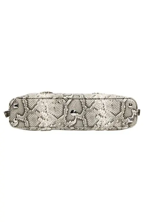 MAISON MARGIELA 5ac Snakeskin Embossed Leather Shoulder Bag