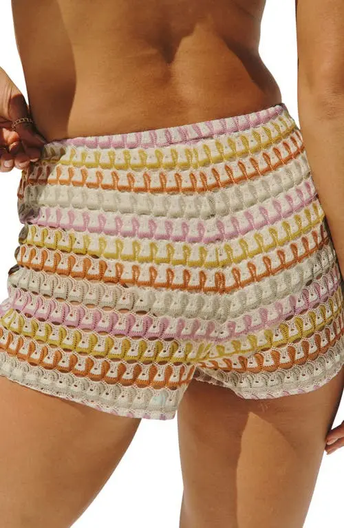 VICI Capri Calling Crochet Shorts