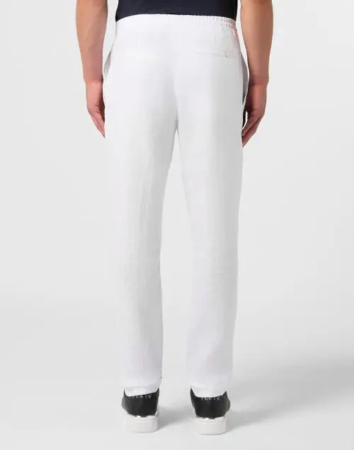 Philipp Plein Linen Jogging Trousers