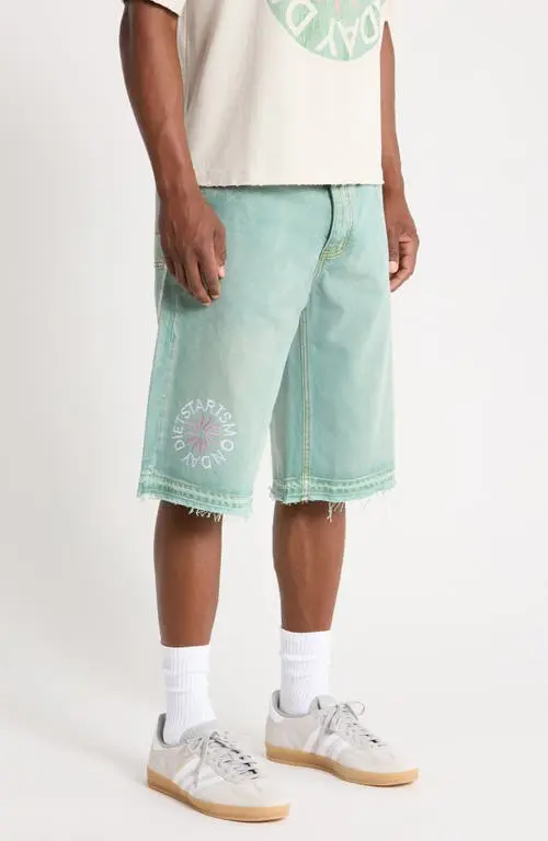 DIET STARTS MONDAY Sol Raw Hem Denim Shorts
