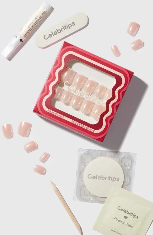 CELEBRITIPS Extra Short Square Press-on Nails