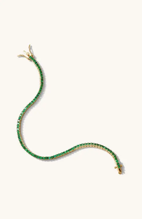 BEADS BY TARA Everyday Tennis Bracelet - Emerald