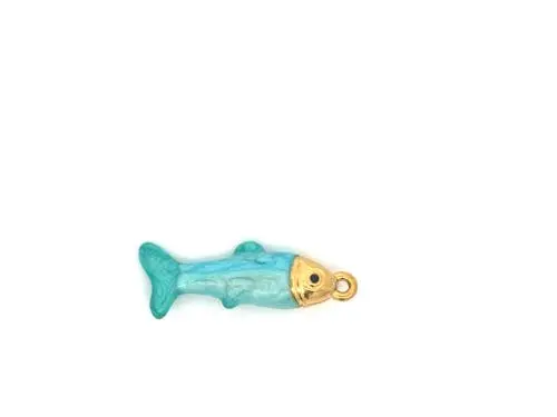GEMINI JEWELRY Enamel Coastal Fish Charm