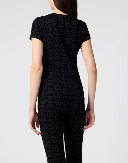 Philipp Plein Jacquard Monogram T-shirt
